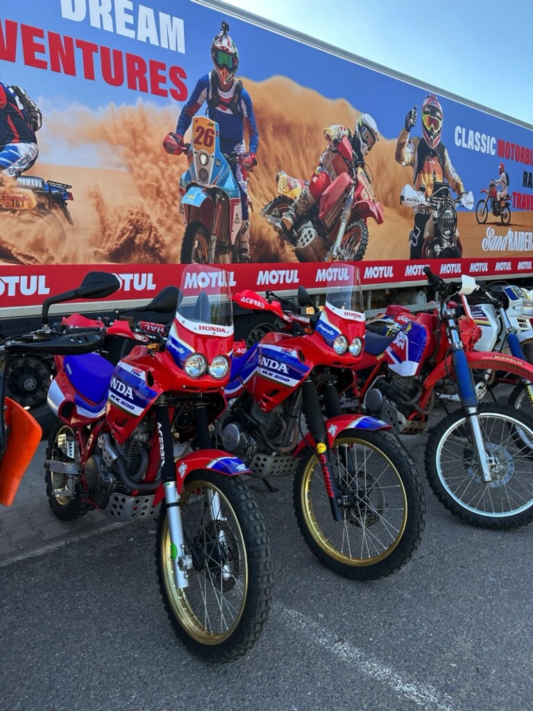 Xuxu’s Team Sandraiders: Honda NX650 Dominator Rally Bikes – BikeBound