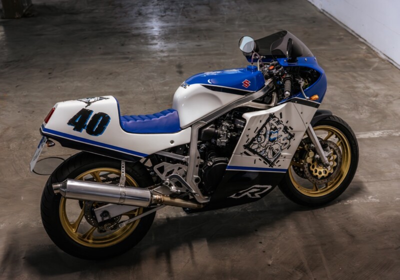 40th Anniversary Artbike: 1985 Suzuki GSX-R750 Slabside – BikeBound