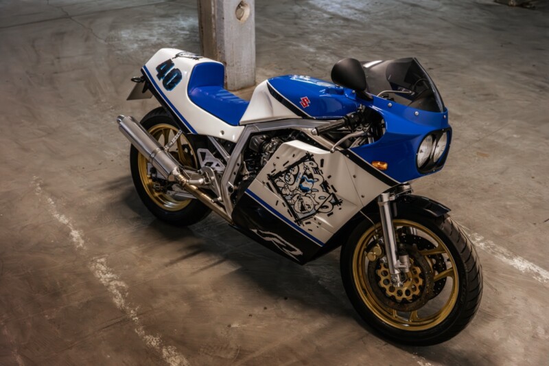 40th Anniversary Artbike: 1985 Suzuki GSX-R750 Slabside – BikeBound