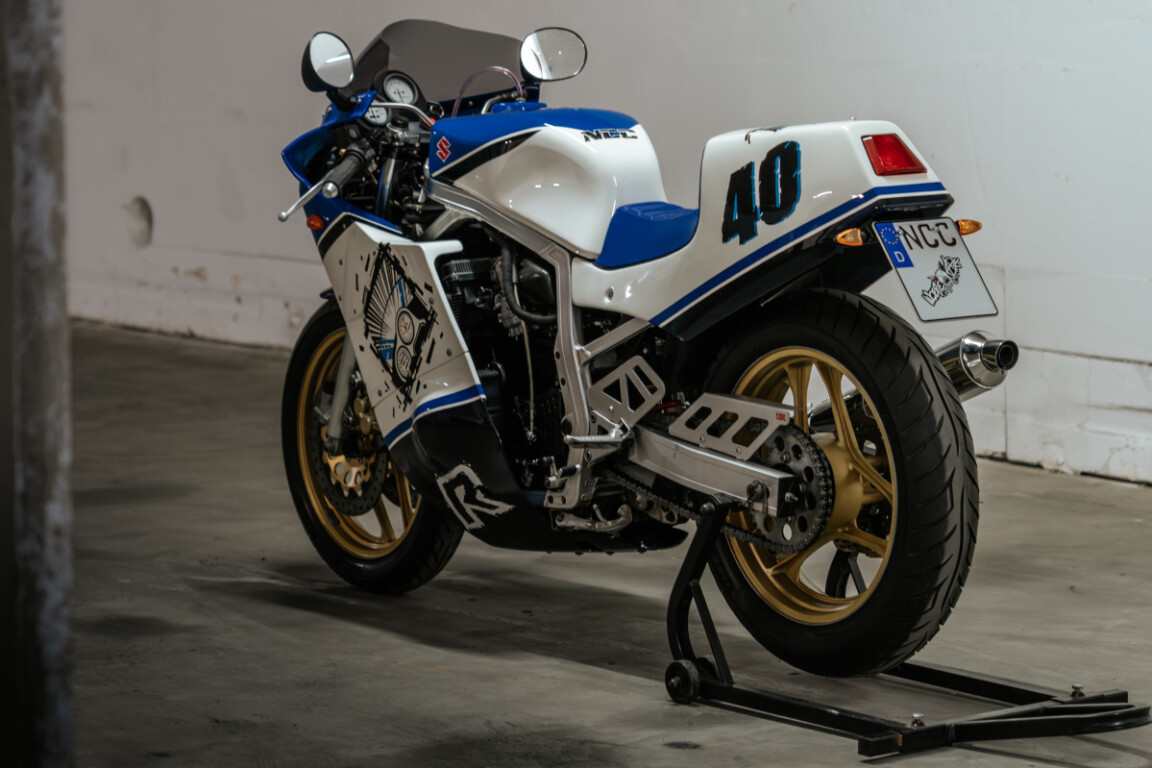 40th Anniversary Artbike: 1985 Suzuki GSX-R750 Slabside – BikeBound